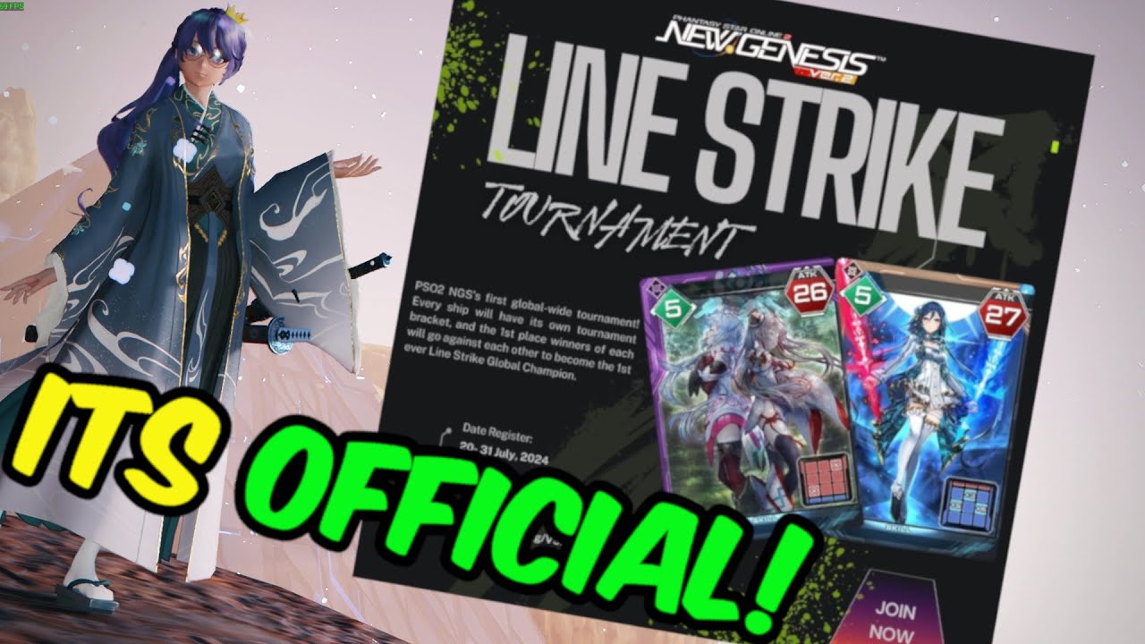 [PSO2:NGS] Official Line Strike Global Tournament Announcement! - YouTube