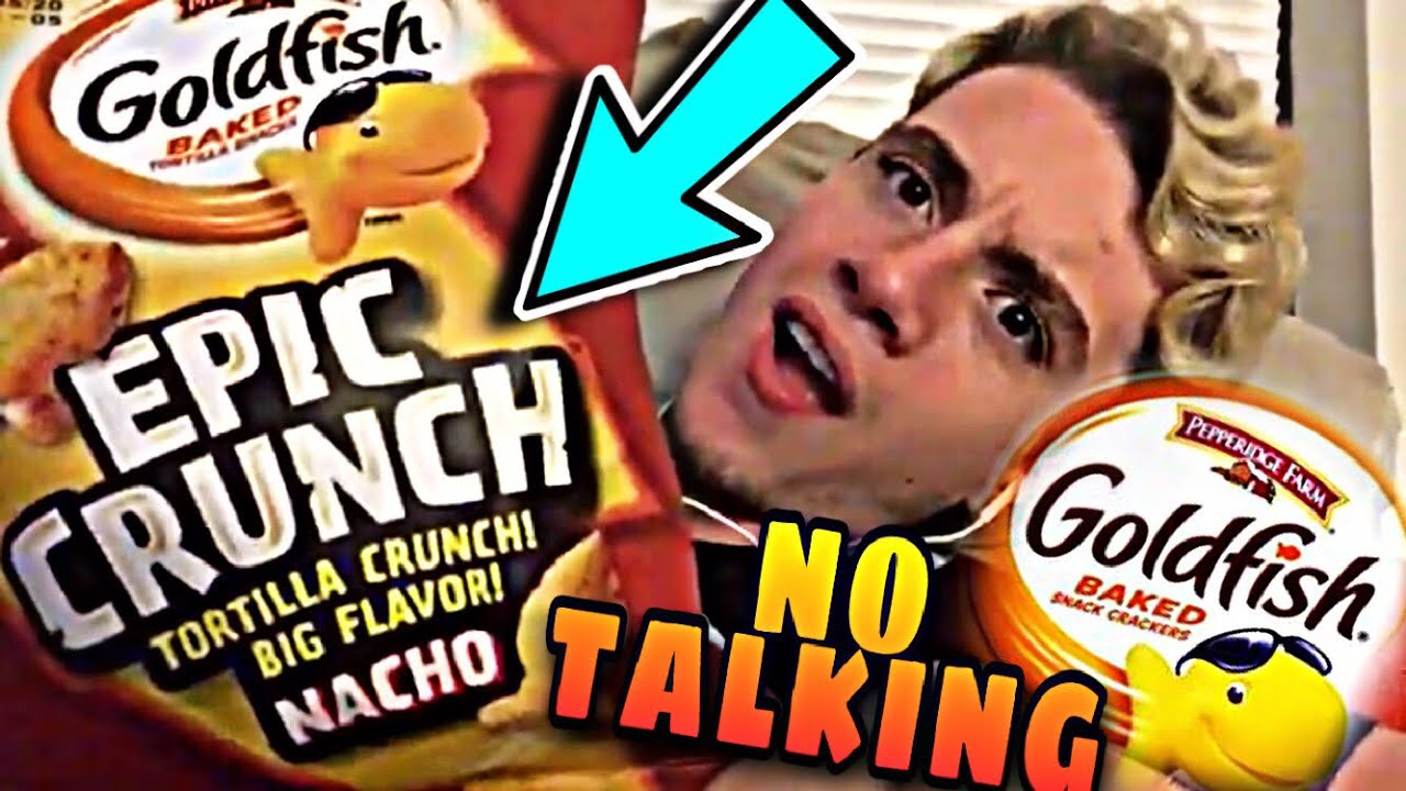 TRYING GOLDFISH EPIC CRUNCH NACHO 🧀 NO TALKING - ASMR - YouTube