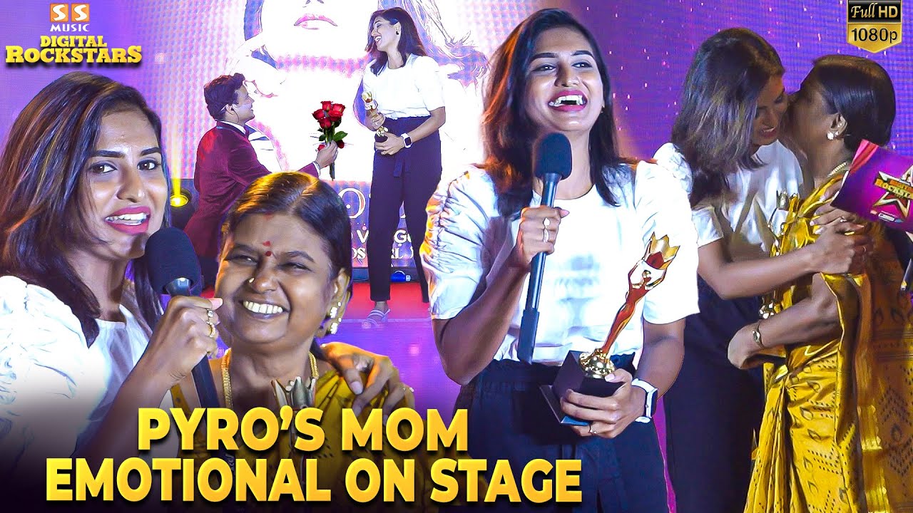 மேடையில் கண்கலங்கி Pyro's Girl-க்கு முத்தம் குடுத்த அம்மா ! ️ ...