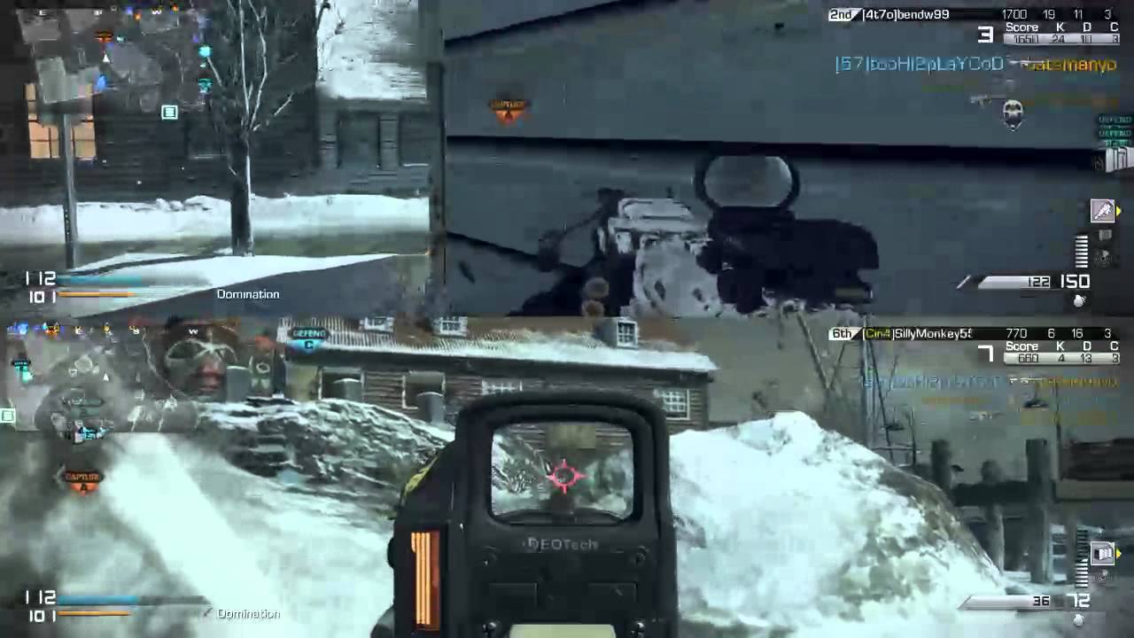 COD: Ghosts; DOM on Whiteout (Split-Screen) 7-7-14 - YouTube