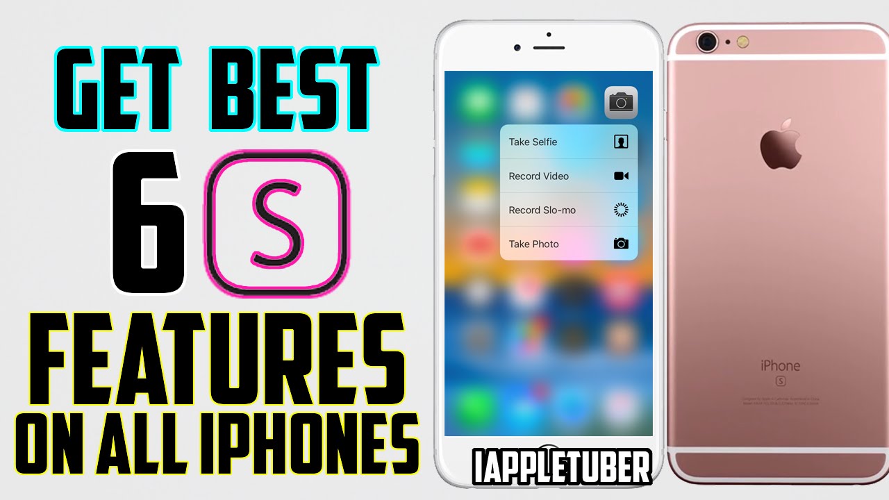How To Get All iPhone 6S Features on ANY iPhone!! - YouTube
