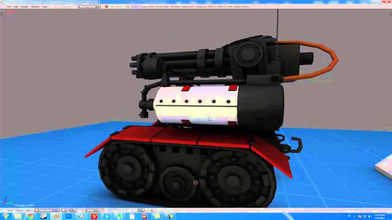 Team Fortress 2 : Mobile Sentry Gun - update 3 - YouTube