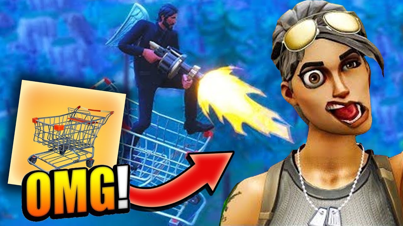 OMG Fortnite Funny Shopping Cart Moments - Fortnite Sad Funny Fails ...