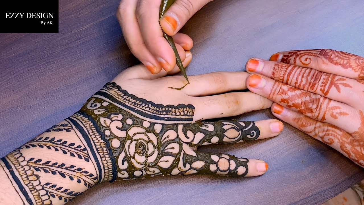 Easy Mehndi Designs for upper hand | Design - 12 | Easy & Simple Mehndi ...