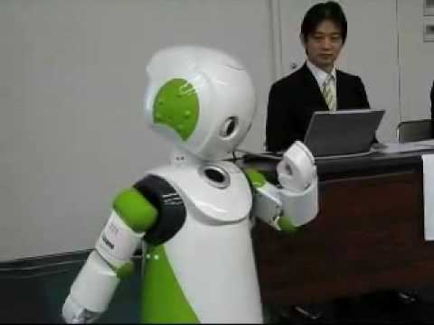 Robovie R3 - Robotic Assistant - YouTube