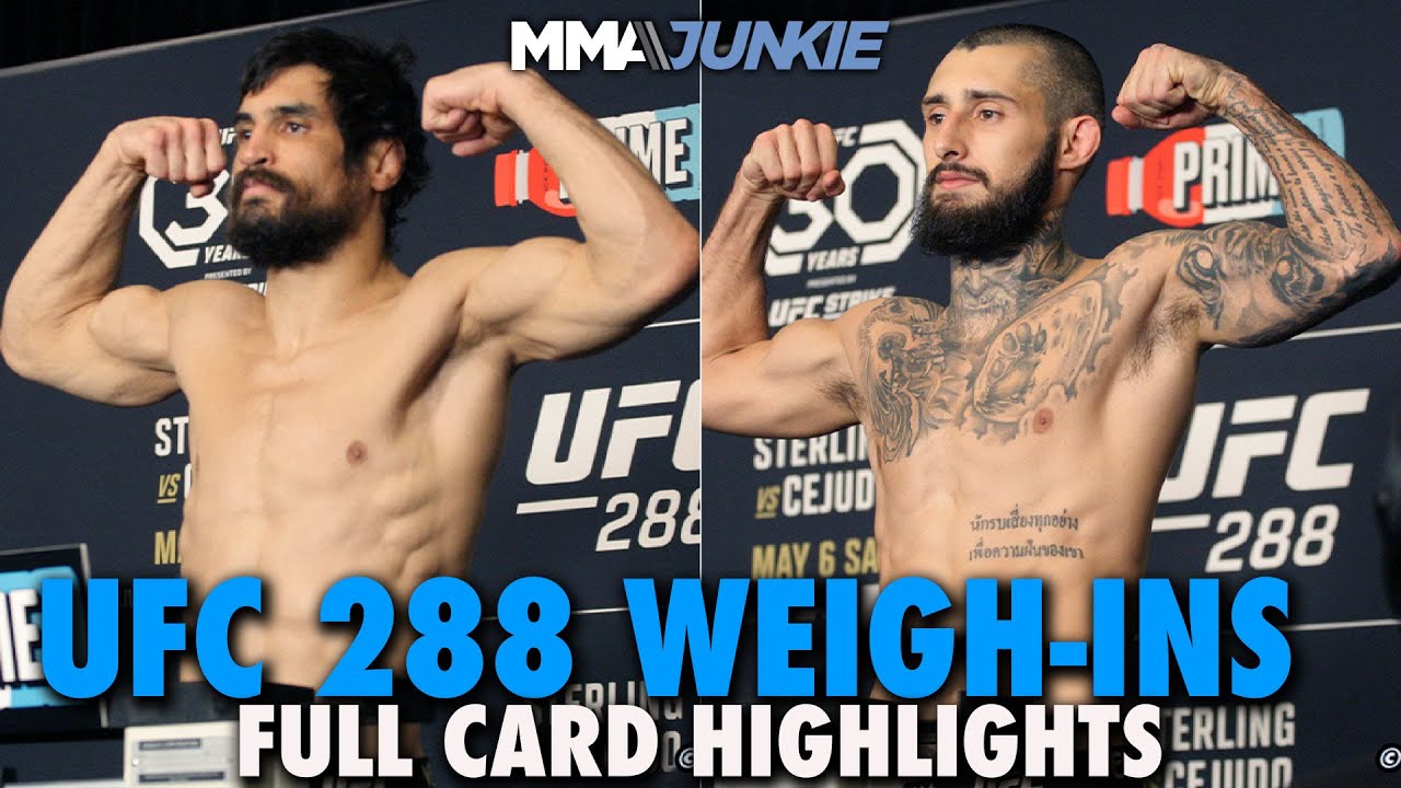 UFC 288 Official Weigh-In Highlights: One Fighter Misses By 3 Pounds ...