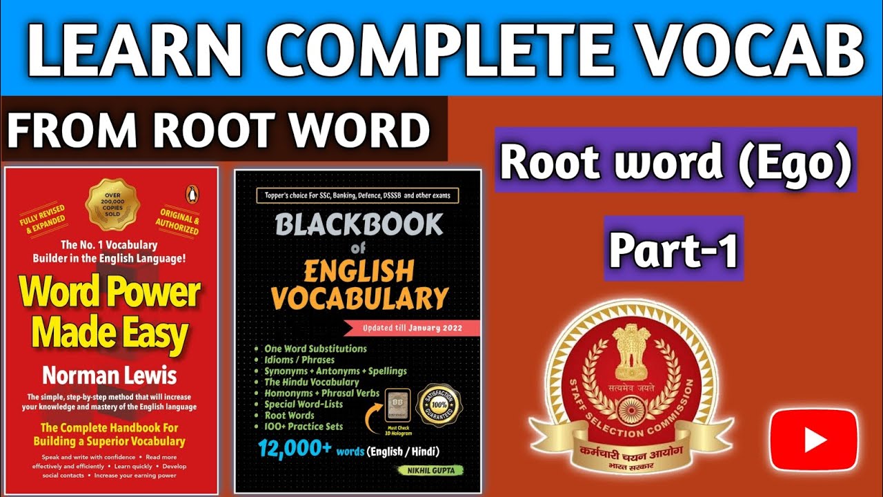 Learn vocab from root word part-1 - YouTube