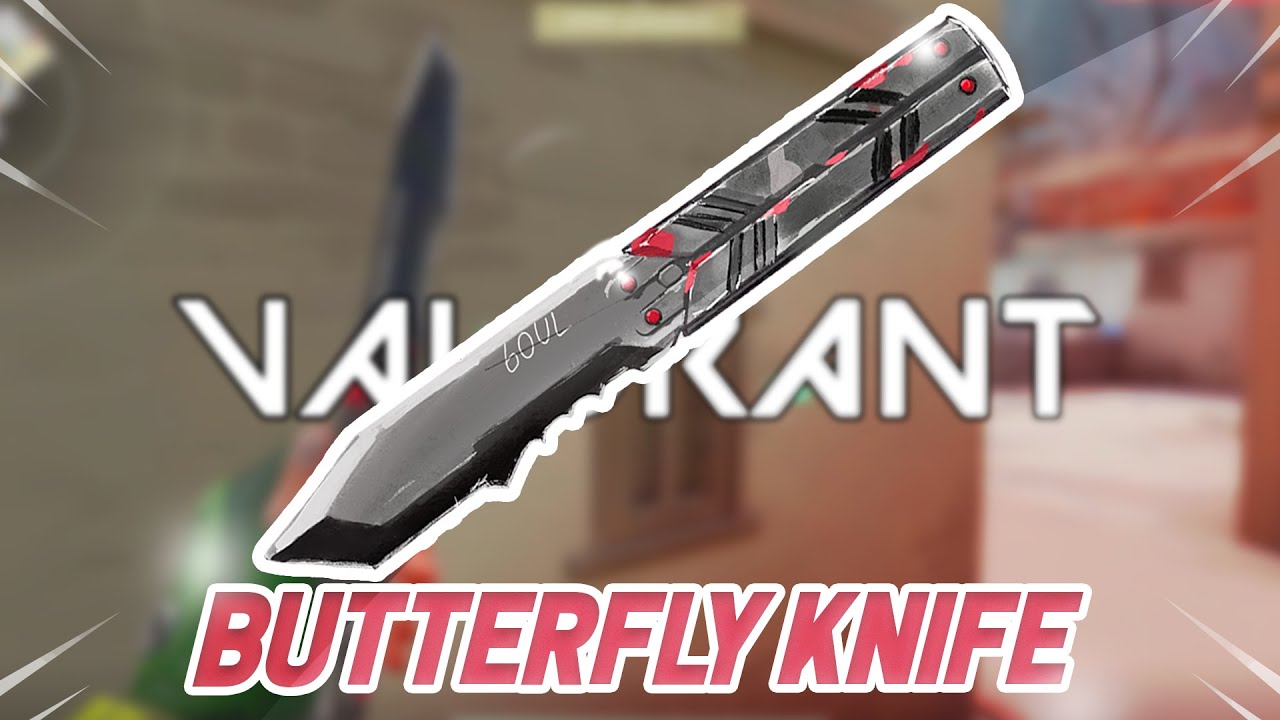 Butterfly Knife - RECON SKIN [Left Hand] | Valorant - YouTube