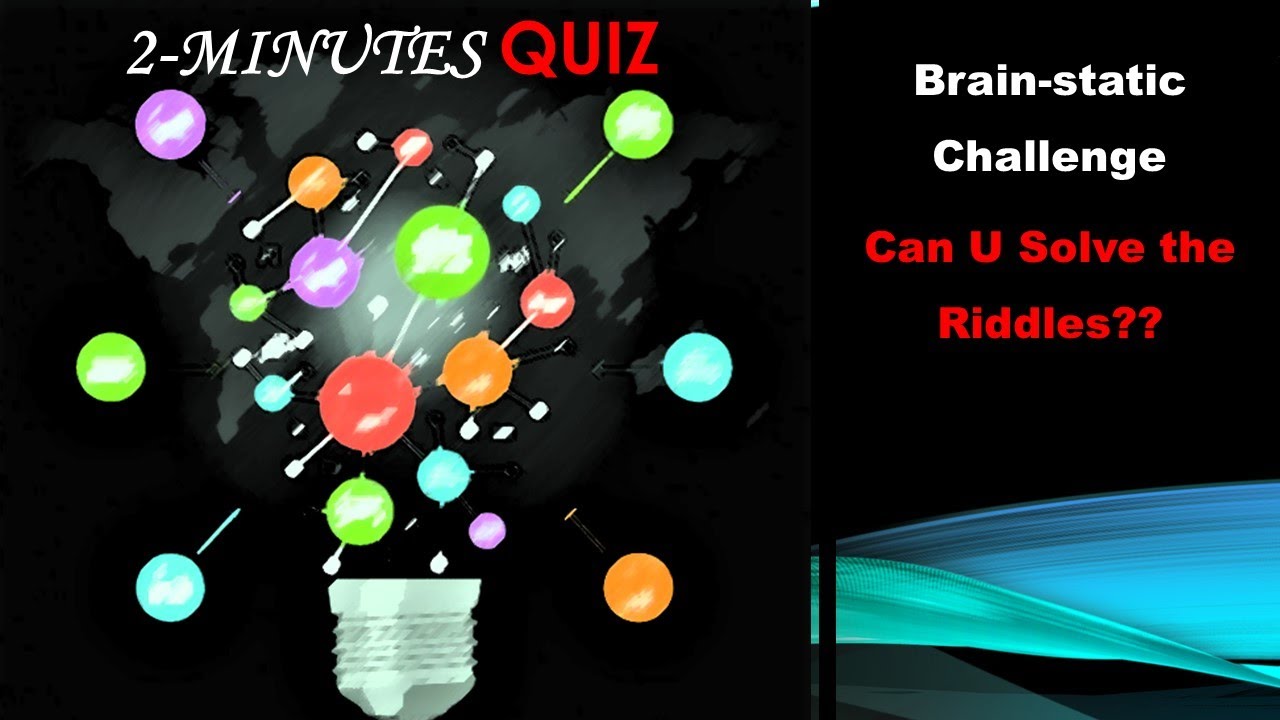 2-Minutes Quiz on Riddles: How many can u solve it? Only Genius can ...