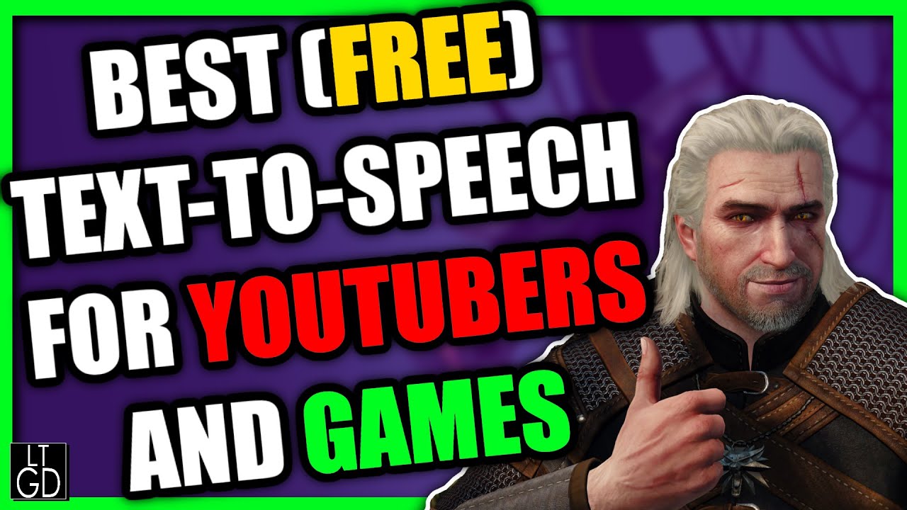 Best (Free) Text-To-Speech for YouTubers And Game Developers - YouTube