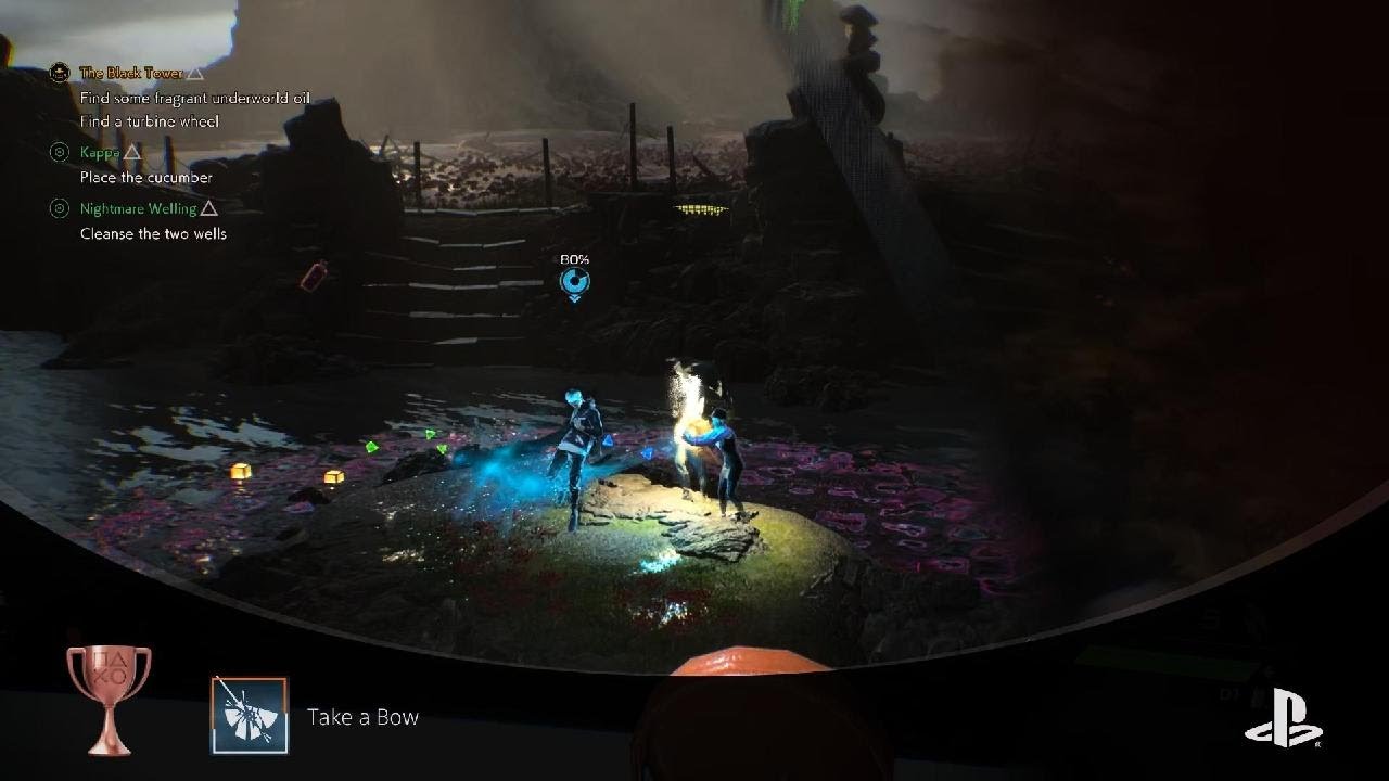 Ghostwire Tokyo Take a Bow Defeat a total of 50 Visitors using the bow ...