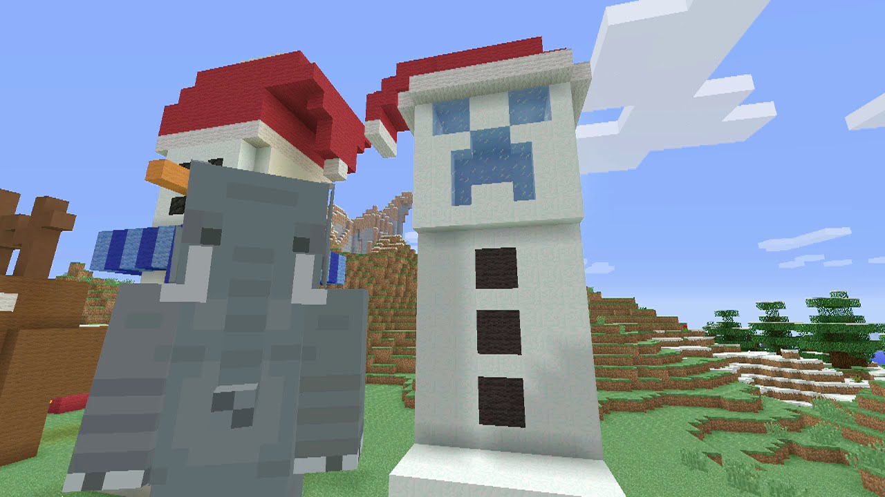 Minecraft Xbox - Christmas Creeper (65) - YouTube