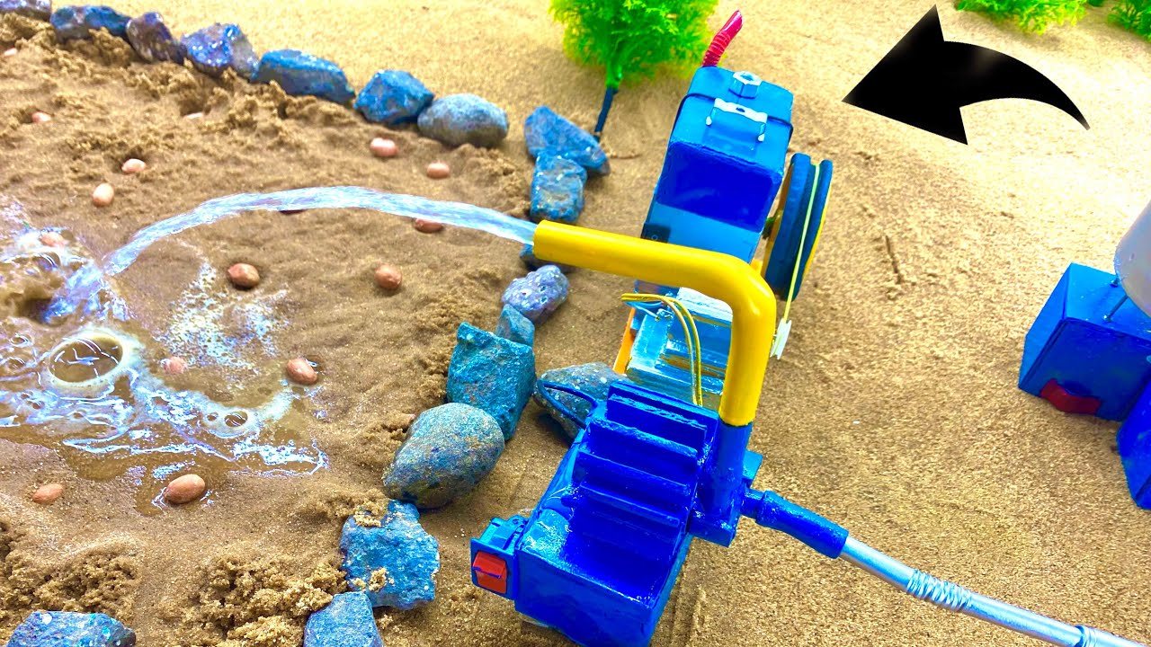 diy mini motor water pump science project I minin hand pump ...