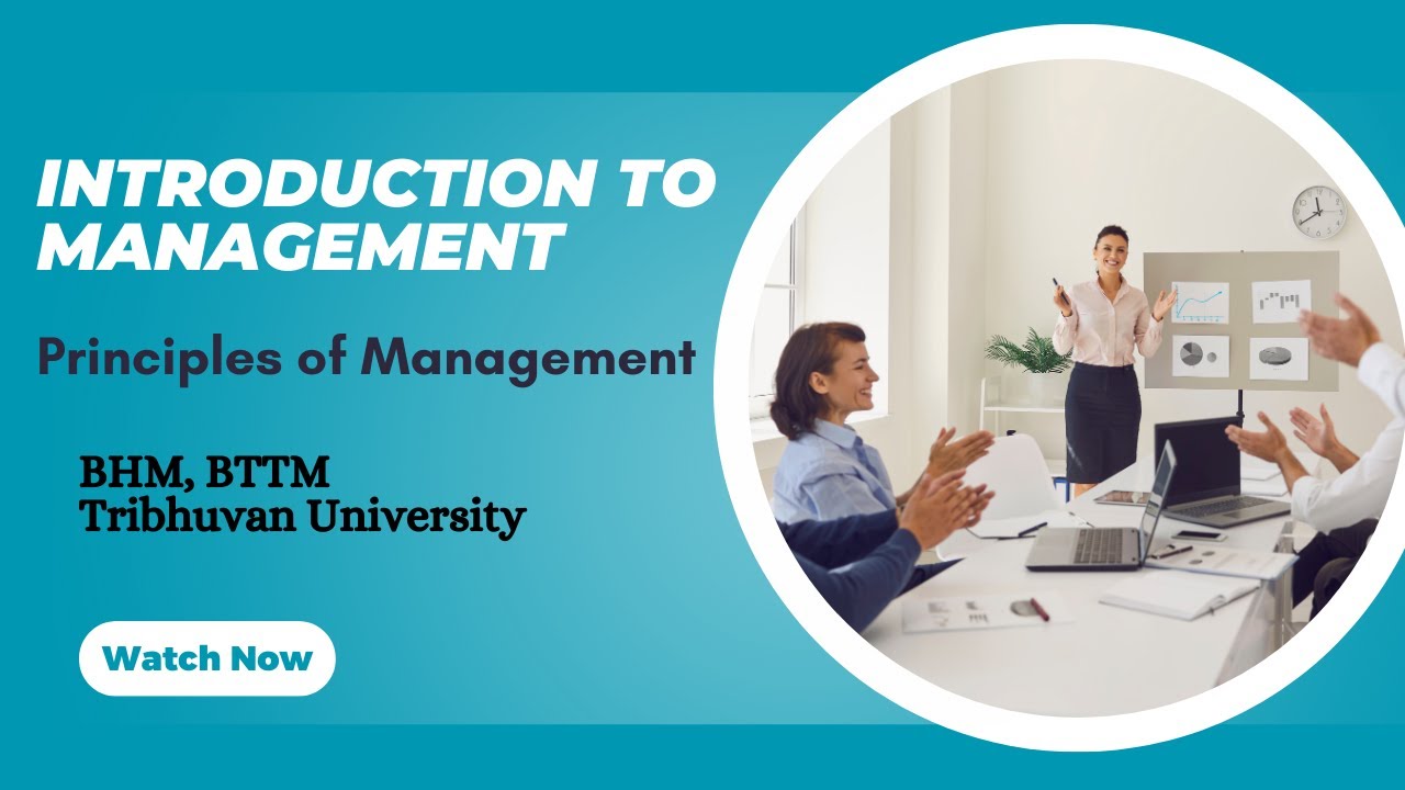 Introduction to Management || Concept, Features, Significance || BHM ...