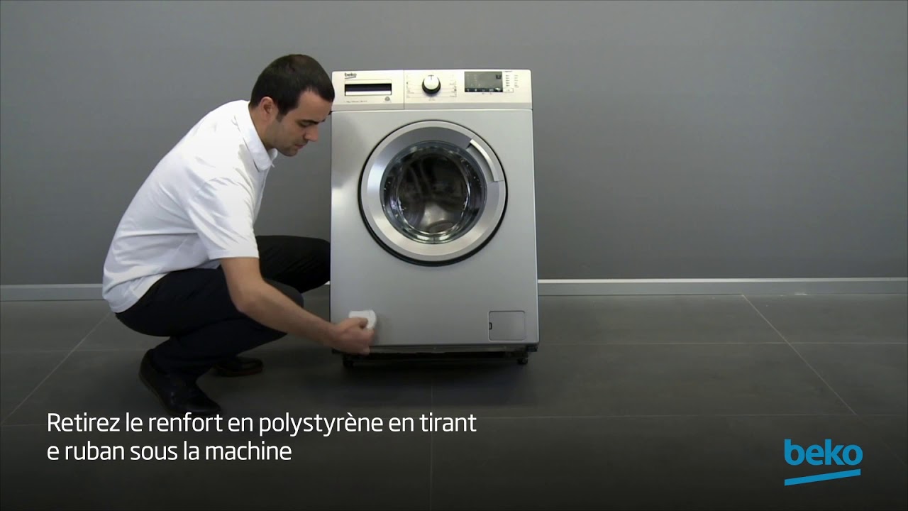 Comment déballer votre nouvelle machine à laver? | par Beko - YouTube