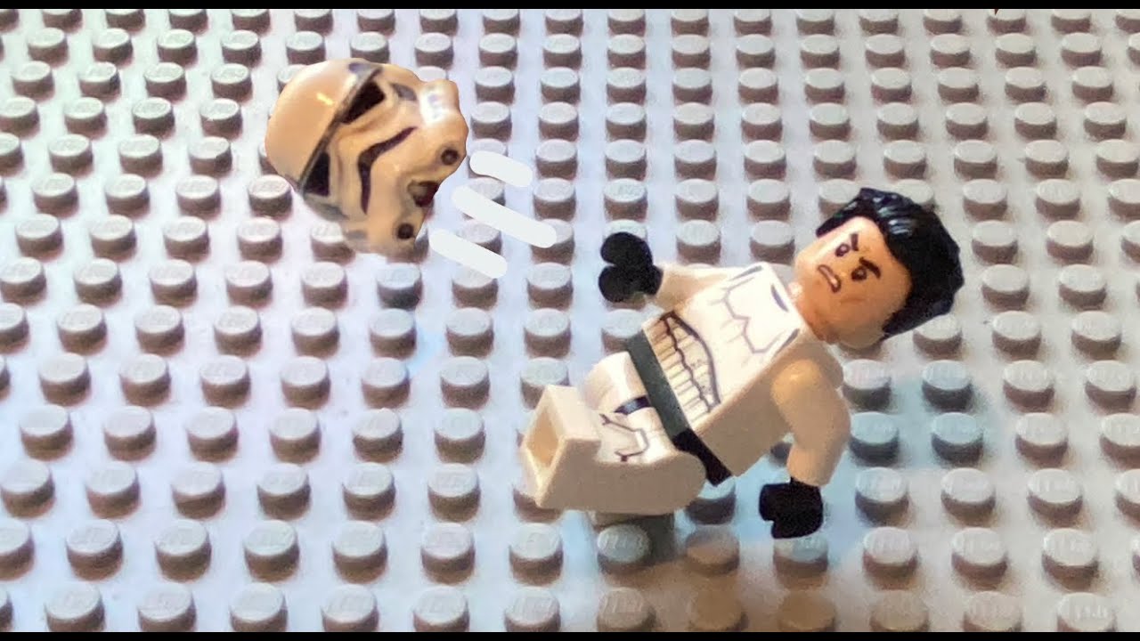 The Stormtrooper's Helmet: Lego Star Wars Stop Motion - YouTube