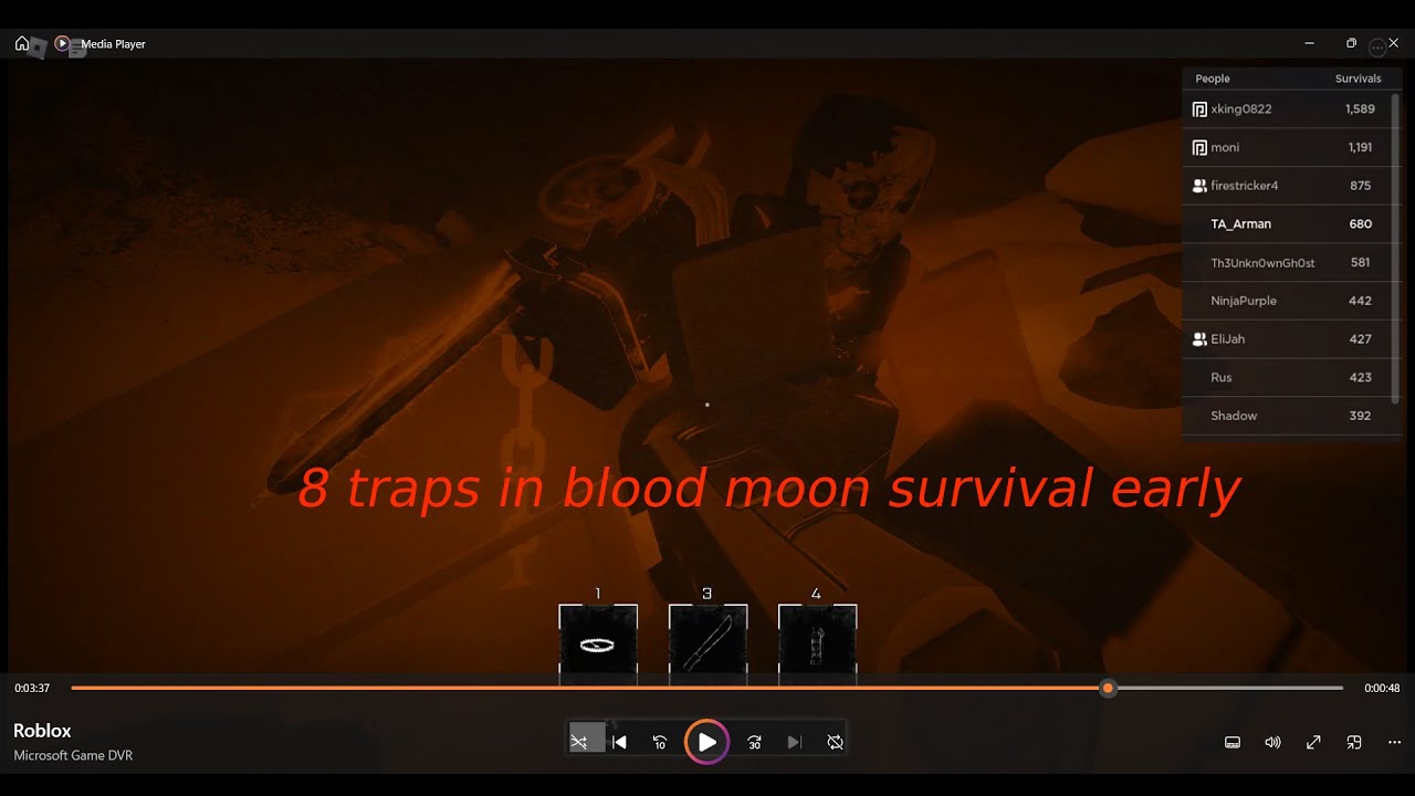 Chain roblox blood moon 8 traps - YouTube