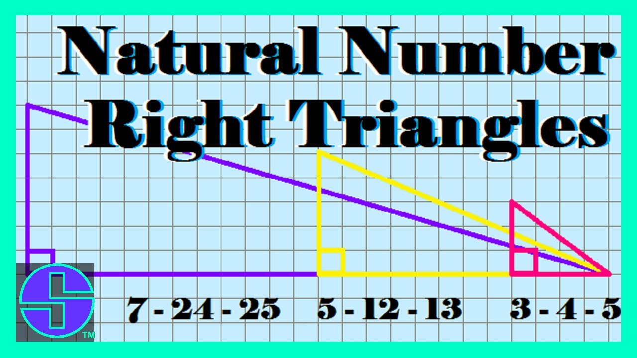 Natural Number Right Triangles - YouTube