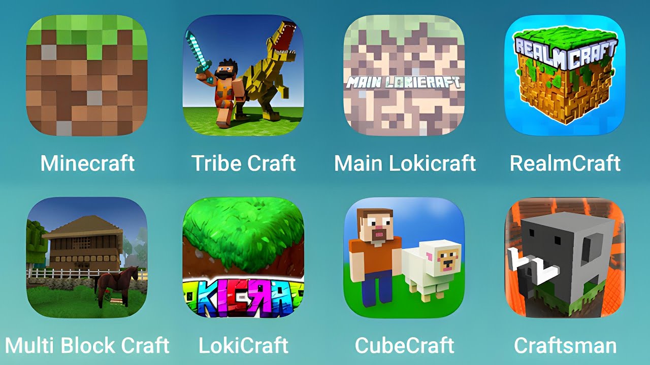 Minecraft, Tribe Craft, Main Lokicraft, RealmCraft, Multi Block Craft ...