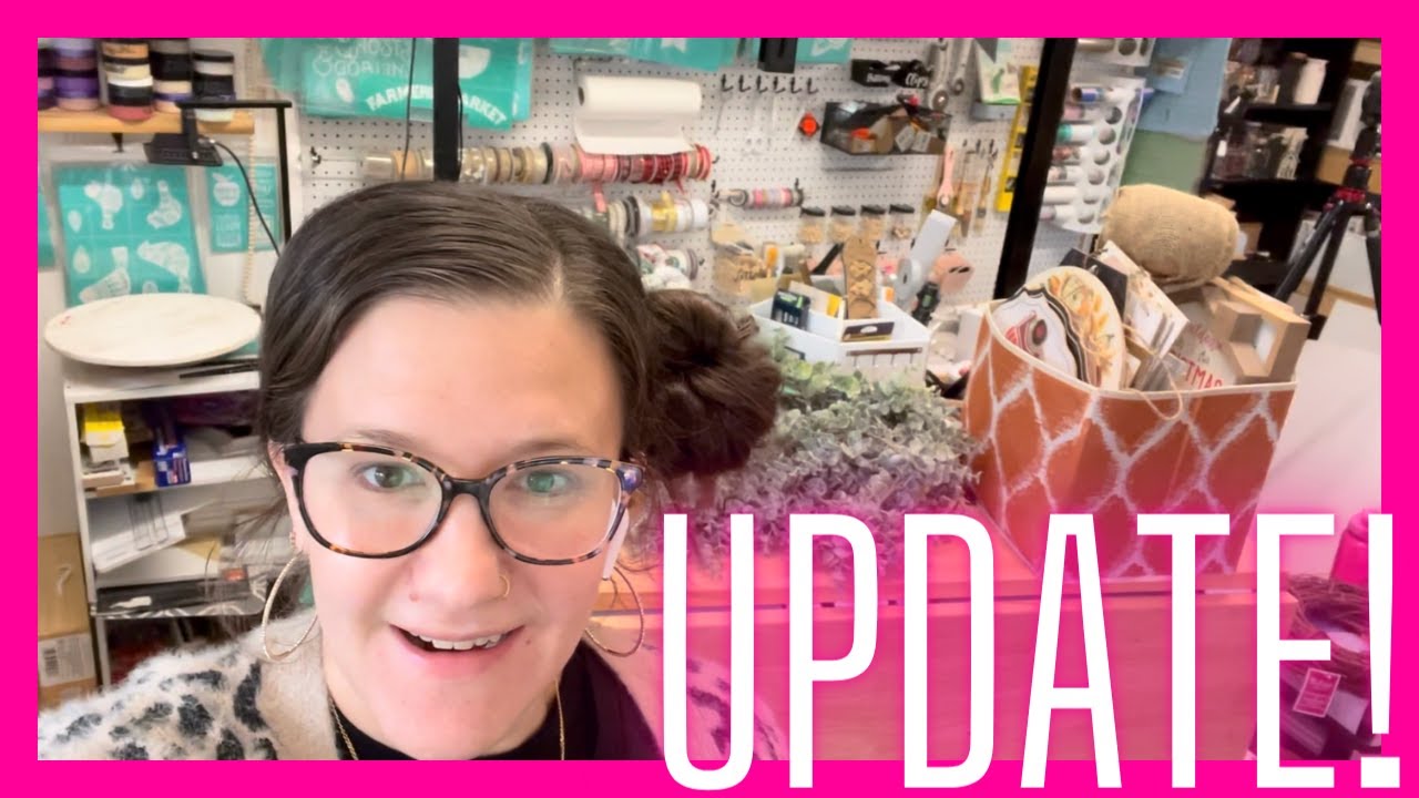 QUICK UPDATE (Be patient as we move back to the gorgeous craft she-shed ...