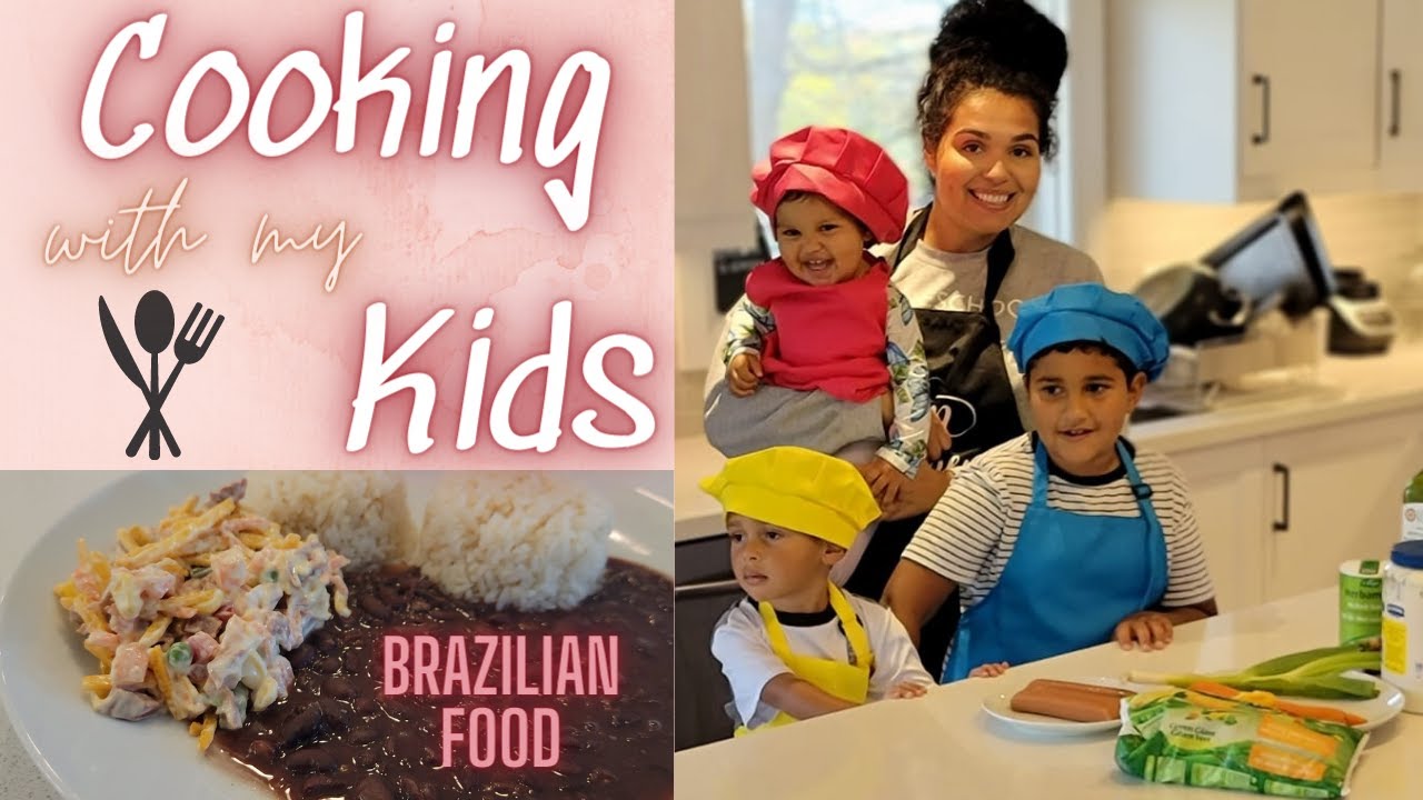 COOKING WITH MY KIDS | Kids in the Kitchen | How to make Vegetarian ...