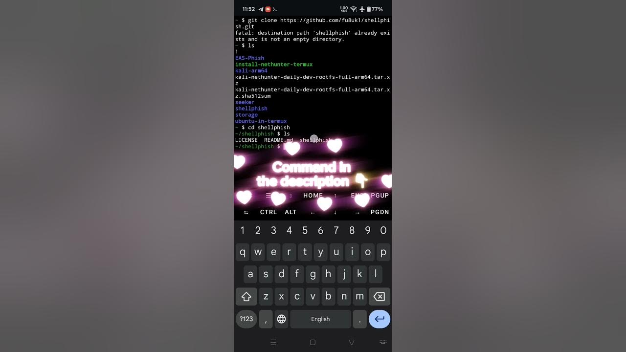 How to install Shell phish tool in termux | Phishing Tool Hacking ...