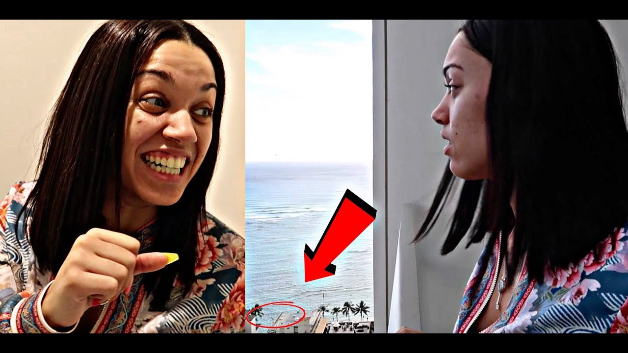 OUR BEACH HOTEL ROOM TOUR **crazy ocean view** - YouTube
