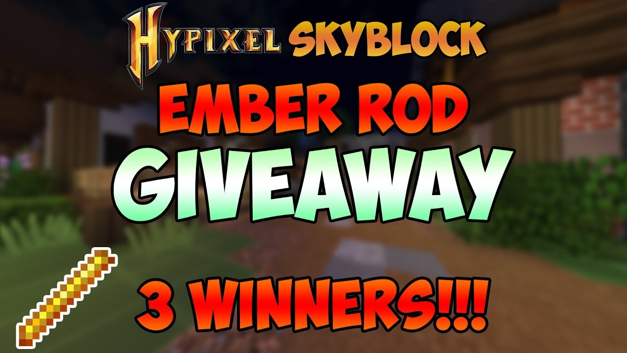 [NOW CLOSED!!] GIVING AWAY 3 MORE EMBER RODS!! - YouTube