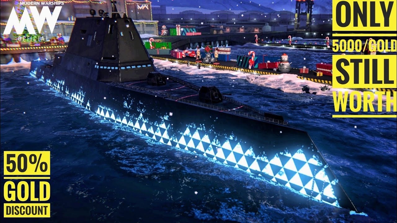 USS Zumwalt - Under 5K Gold best Ship for 50% Gold discount - Modern ...