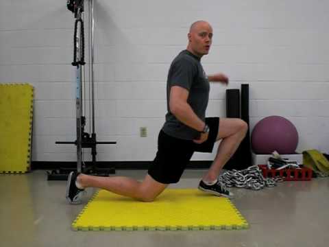 Dynamic Hip Flexor Stretch - YouTube