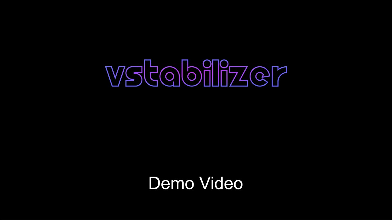 VideoStabilizer demo video - YouTube