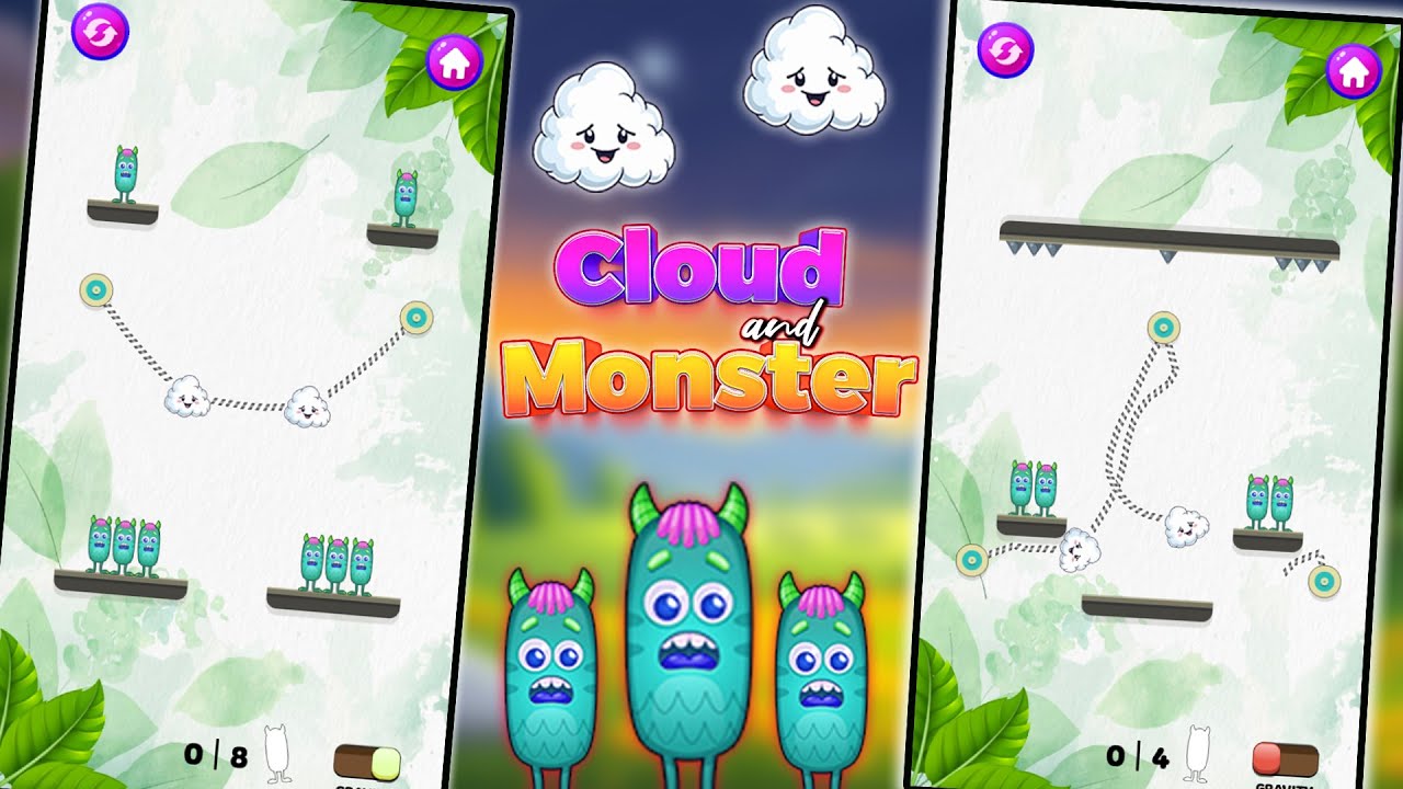 Cloud and Monster || Construct 3 Game Template || Source code - YouTube