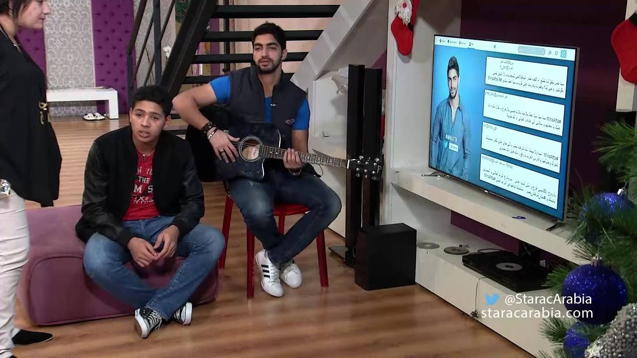 مينا عطا في جلسة السوشيال ميديا 21/12/2014 Twitter - ستار اكاديمي 10 ...