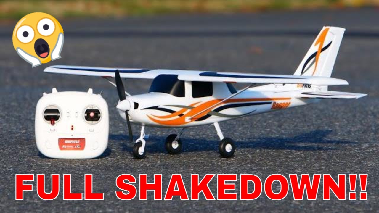 FMS 850MM (33.4") RANGER PNP Beginner plane FULL WRINGOUT FLIGHT Review ...