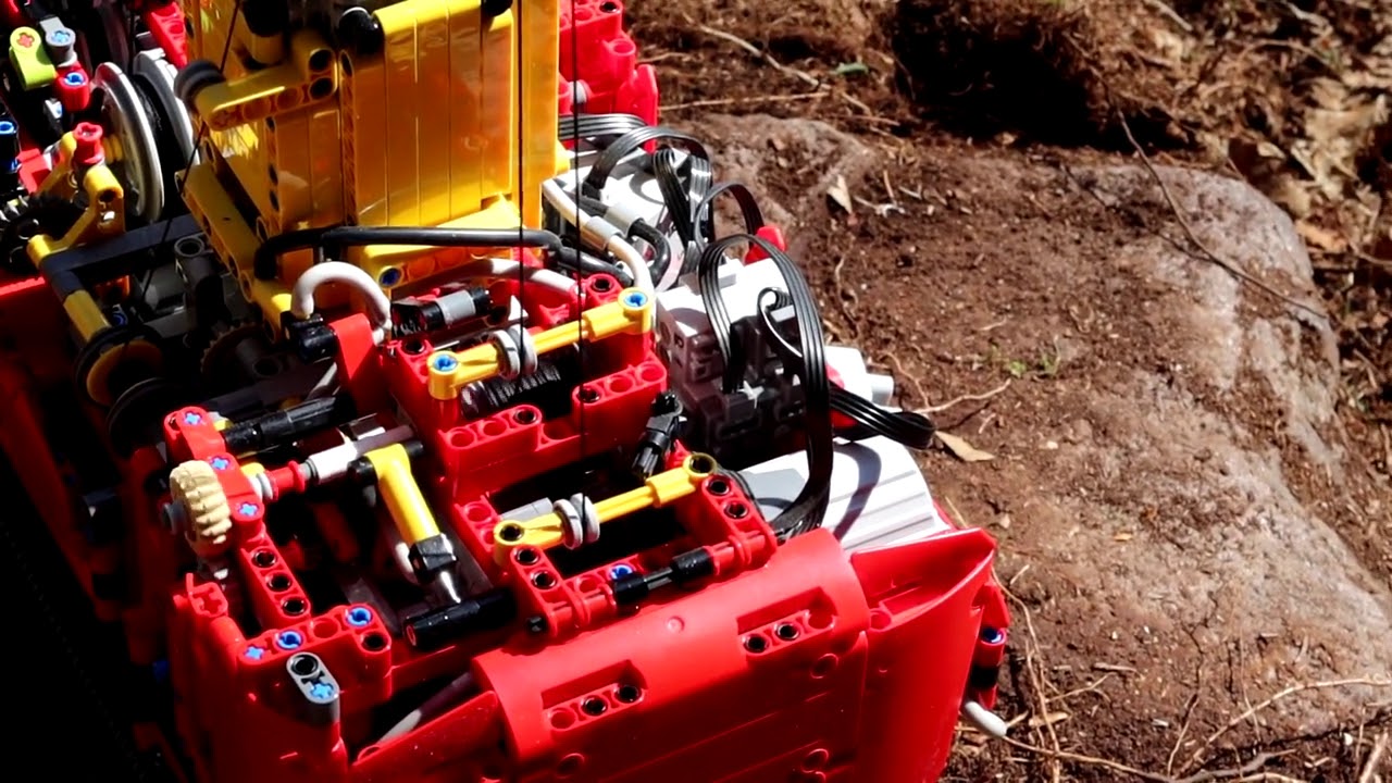 LEGO TECHNIC MOC RC SEILKRANE TOWER YARDER CABLEWAY - YouTube