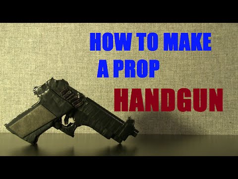 How to Make a Prop Handgun - YouTube
