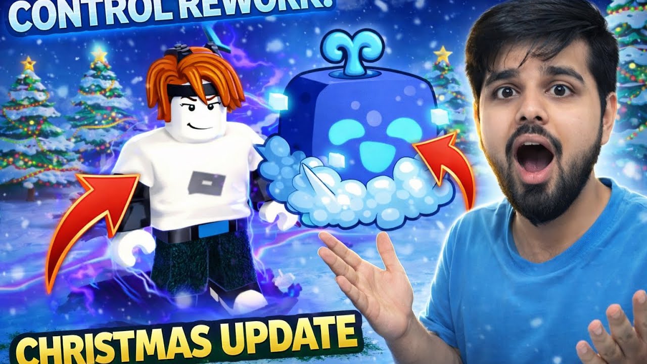 Blox Fruits Christmas Update + Control Fruit Rework Showcase! - YouTube
