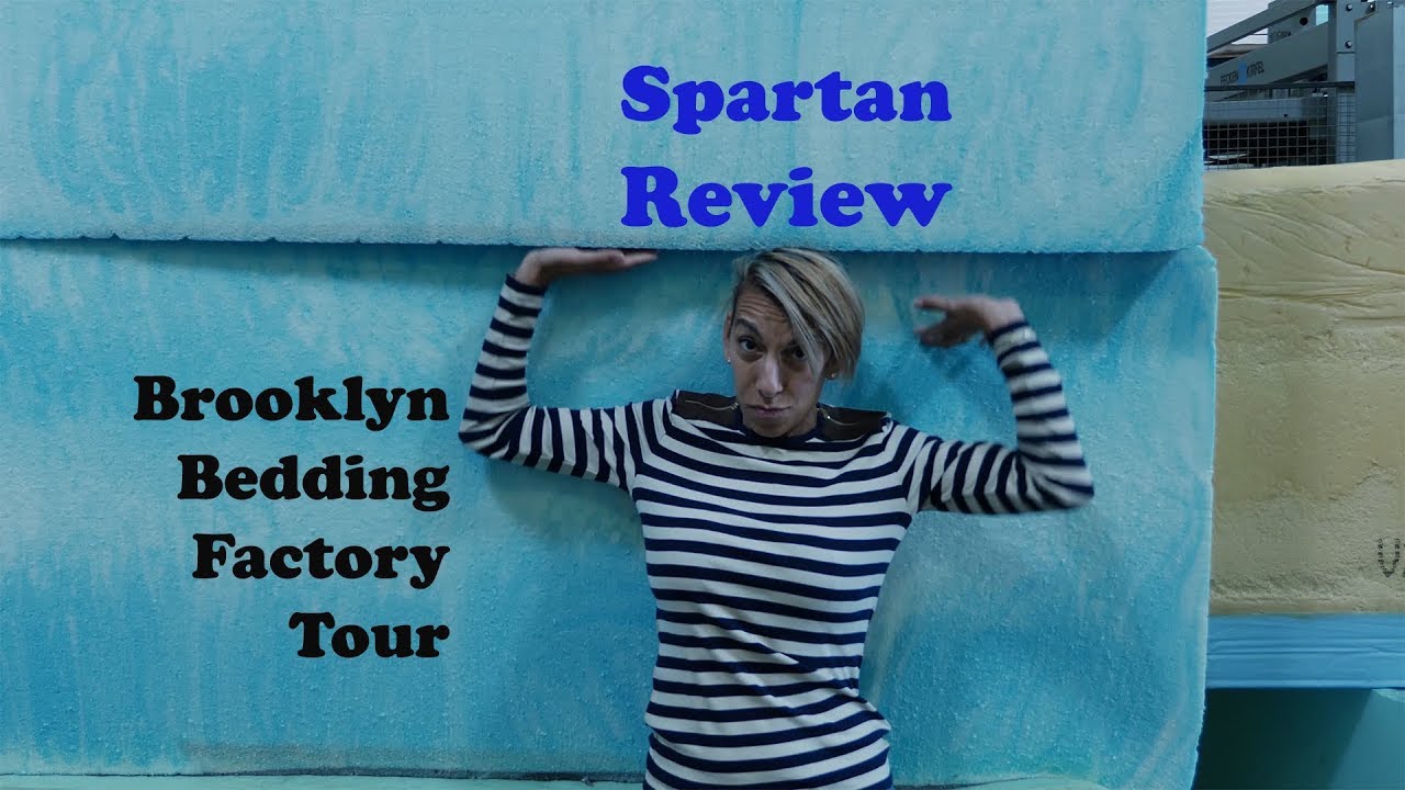 Brooklyn Bedding Spartan Mattress Review & Factory Tour - YouTube