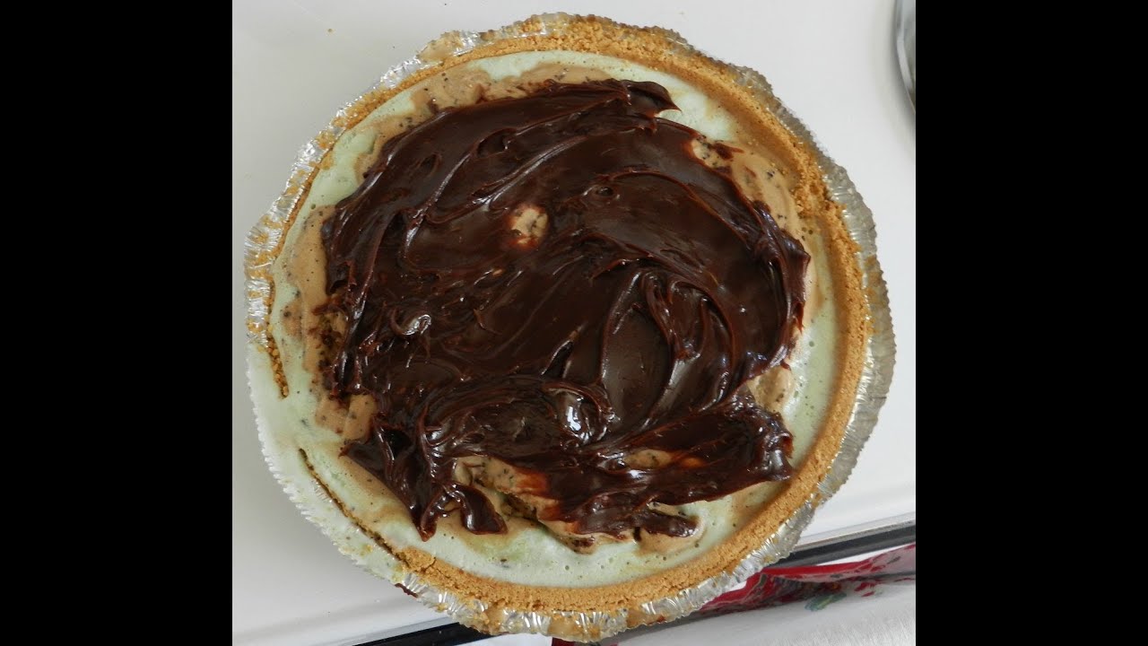 Home Made Gelato Ice Cream Pie - YouTube