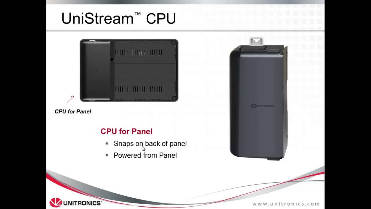 PLC Training :UniStream programmable logic controller- General ...