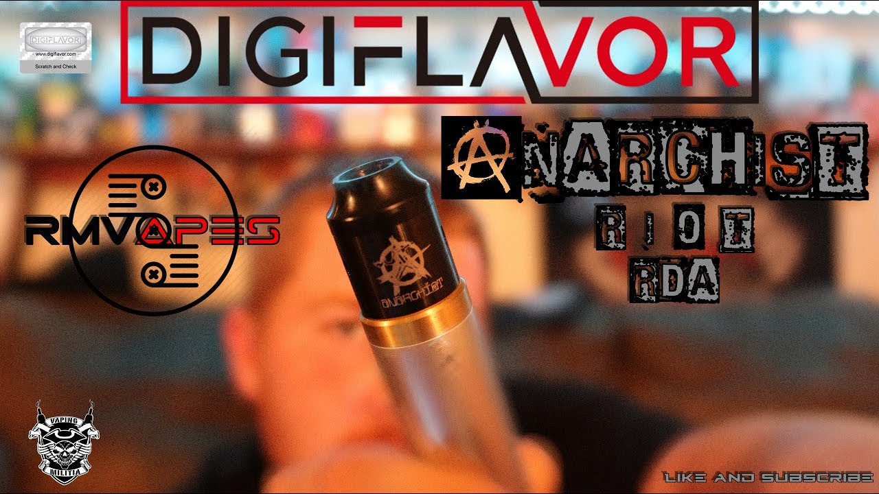 Anarchist Riot RDA by Digiflavor | Designed for FLAVOR | Review - YouTube