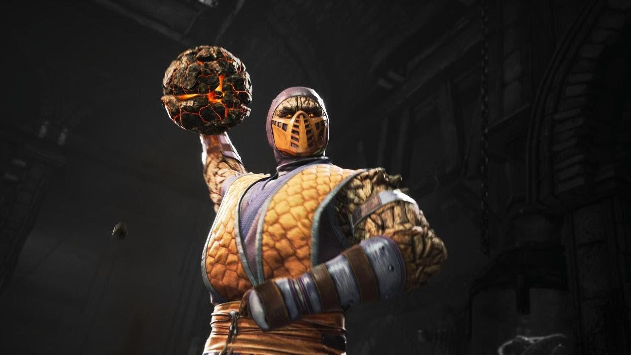 Mortal Kombat 1 - Kameo Fatality: Tremor - Disambowling Ball - YouTube