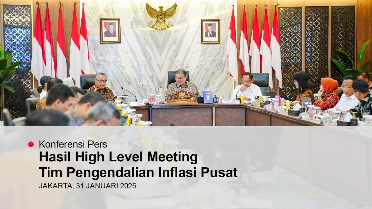 Konferensi Pers: High Level Meeting TPIP - YouTube