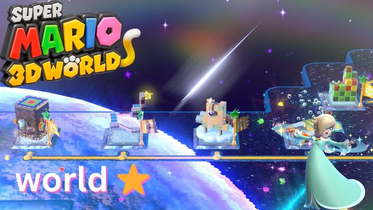 Super Mario 3d World Walktrough World Star Youtube