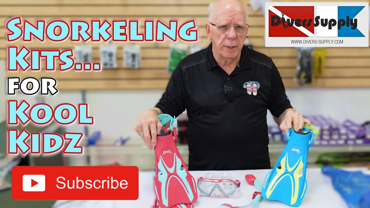 KOOL KIDZ Snorkeling Kits, Very Very KOOL... - YouTube