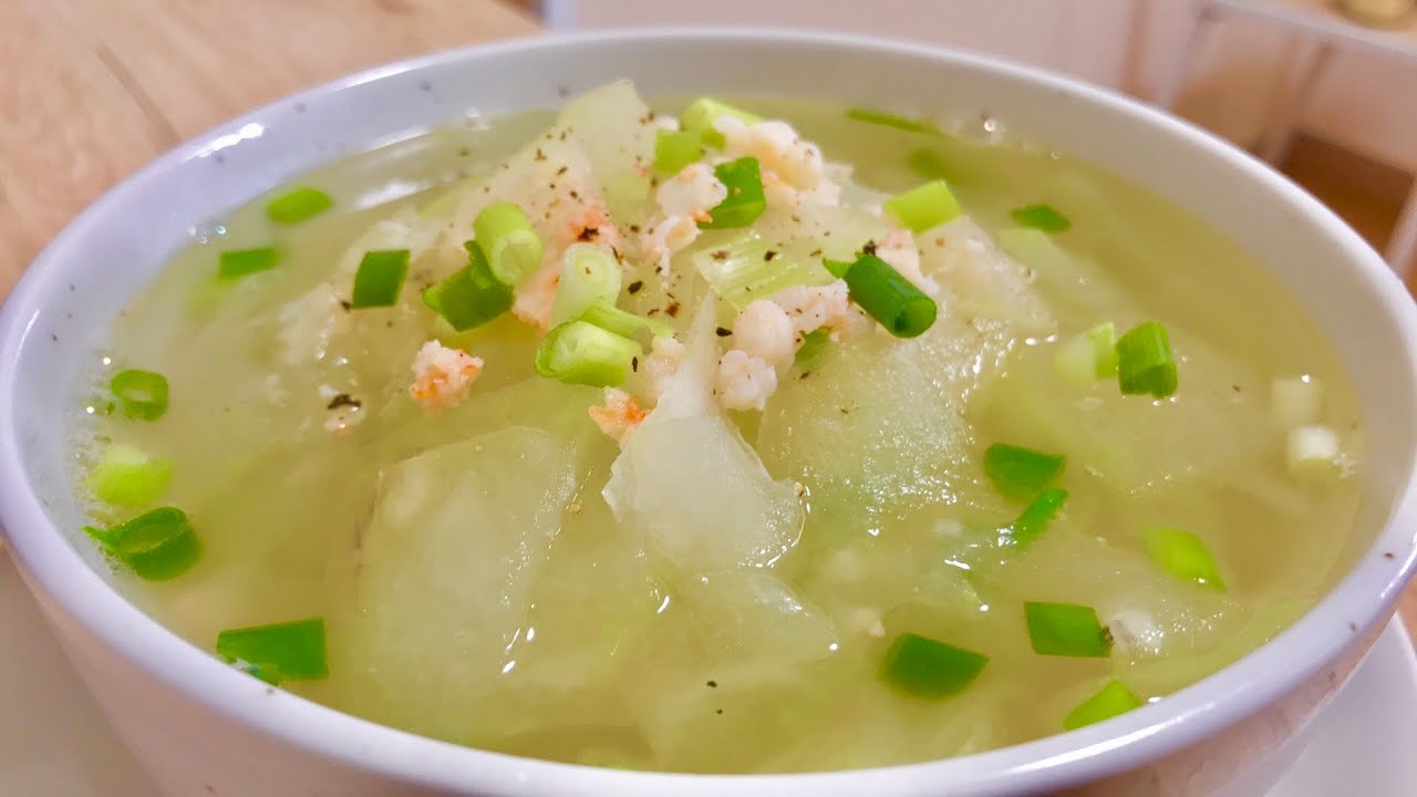 Món ngon || Canh Bí Đao nấu Tôm thanh ngọt mát thích hợp cho ngày hè ...