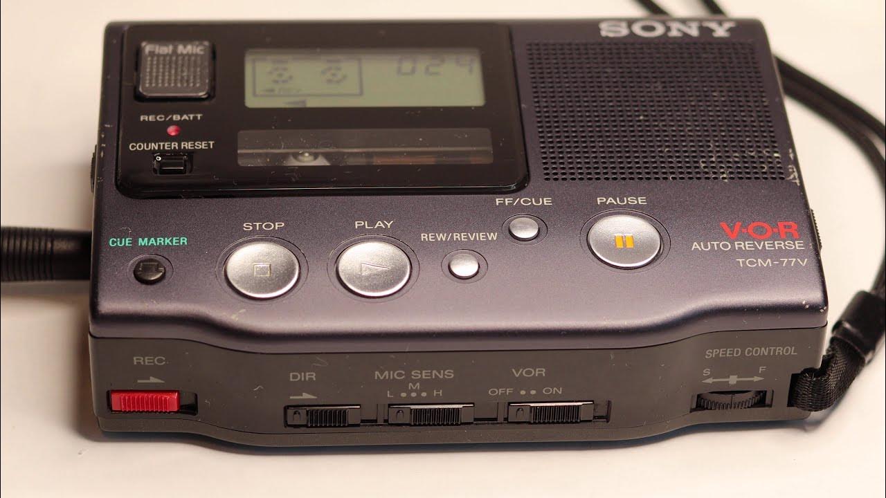 Sony Cassette-Corder - TCM-77v - (Fully Operational inc. Case) SN: 251811 - YouTube