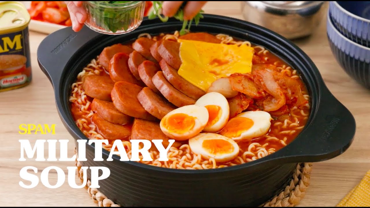 SPAM® Budae Jjigae (Korean Military Soup) Recipe - YouTube