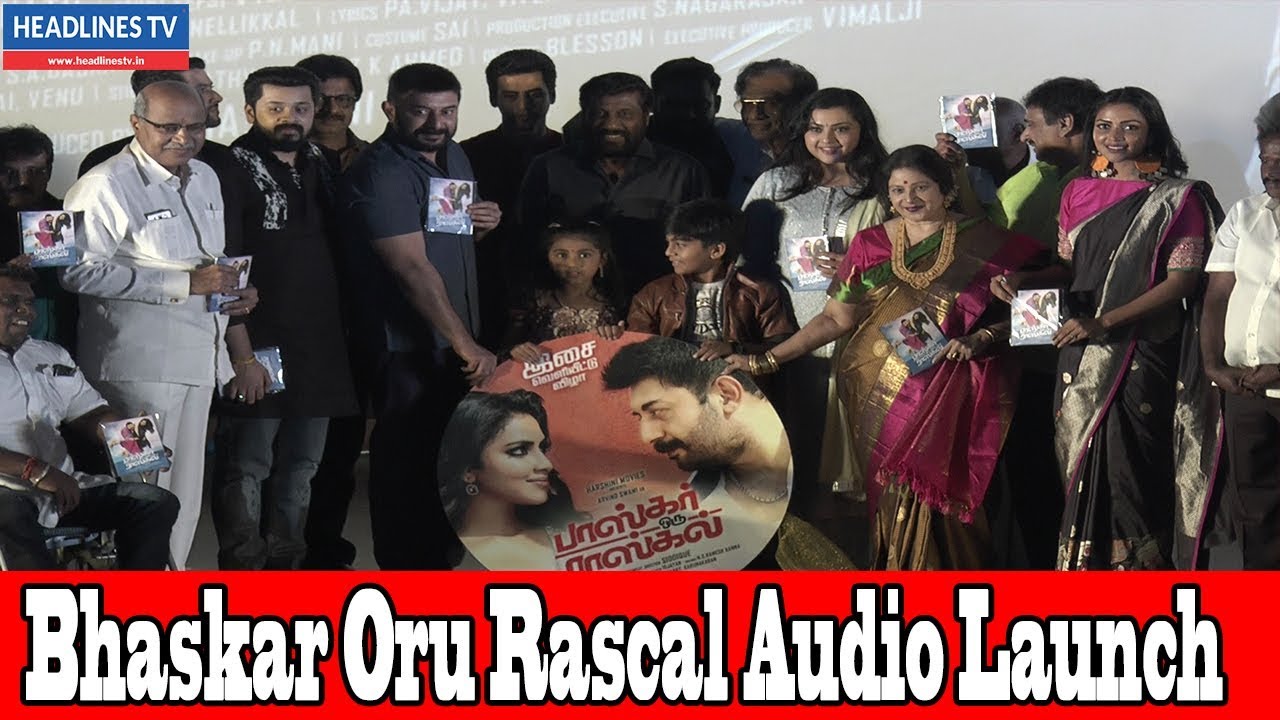 Bhaskar Oru Rascal Audio Launch | Arvind Swami | AmalaPaul | Meena ...