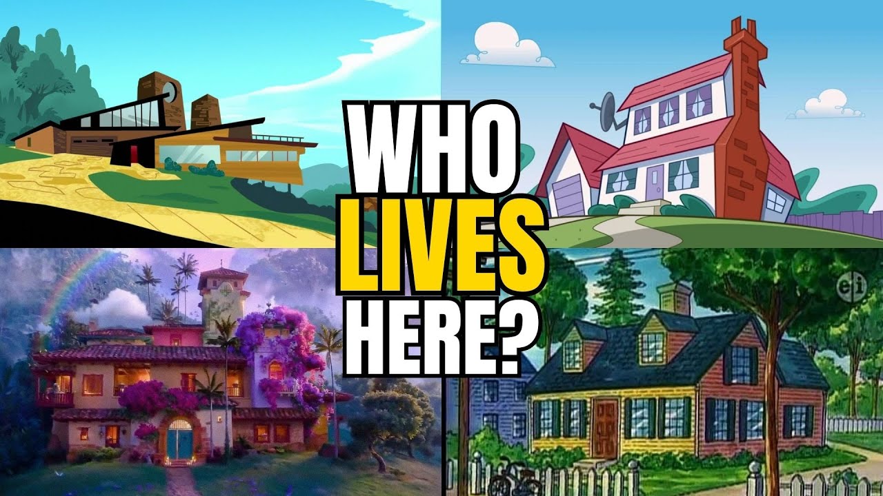 Guess the Cartoon by the House! #Disney #nickelodeon #timburton #trivia ...